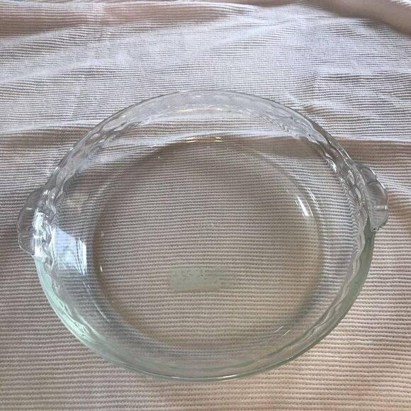 Pyrex | Kitchen | Pyrex 229 Fluted Edge Clear Glass Deep Dish Pie Plate ...